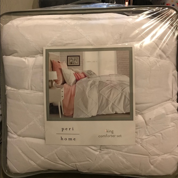 Peri Home | Bedding | Peri Home Nip A2 Chenille Lattice Comforter Set ...